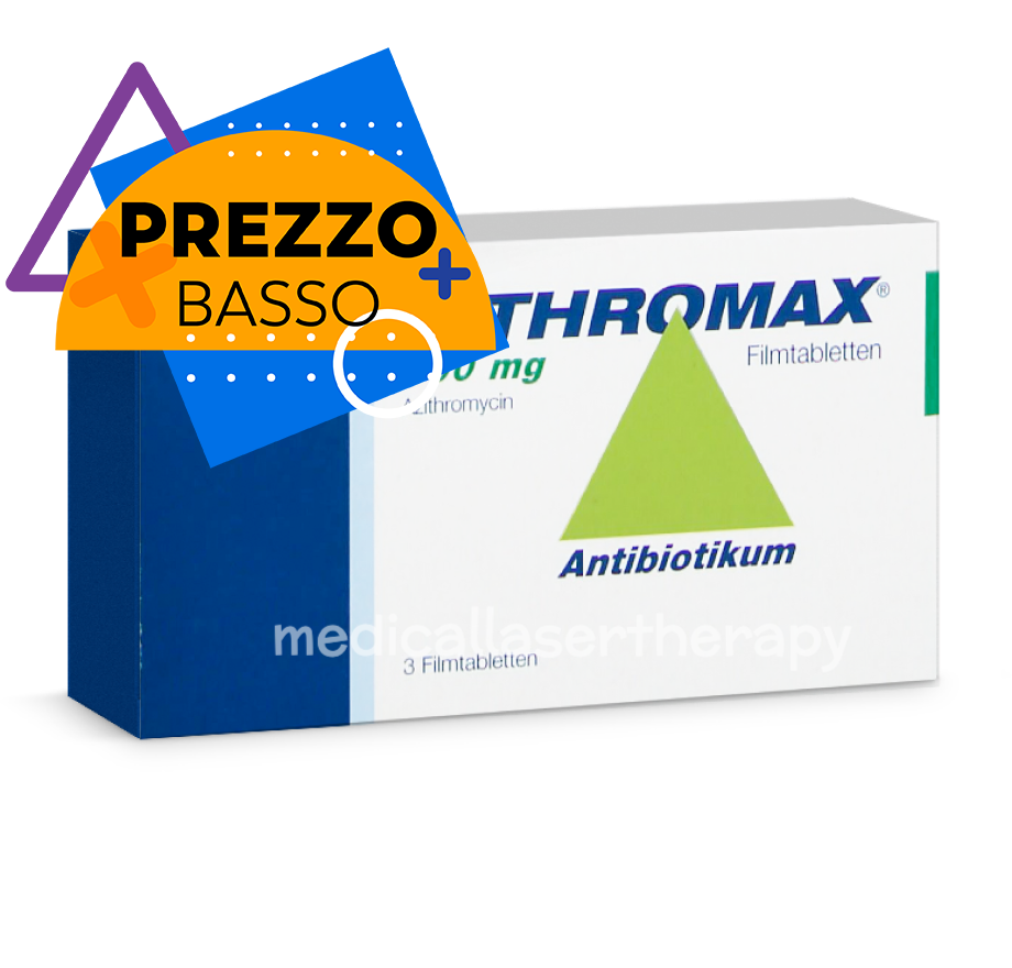 Zitromax (azitromicina) compresse da 500 mg generico in farmacia senza ...